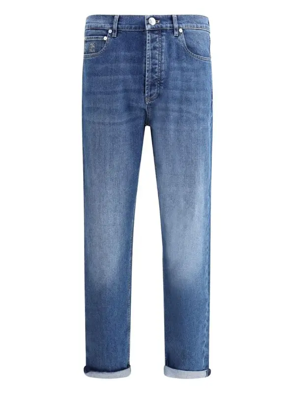 Brunello Cucinelli Denim Cotton Jeans - Multicolor