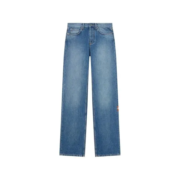 Off-White Denim Straight-leg Jeans - Blue