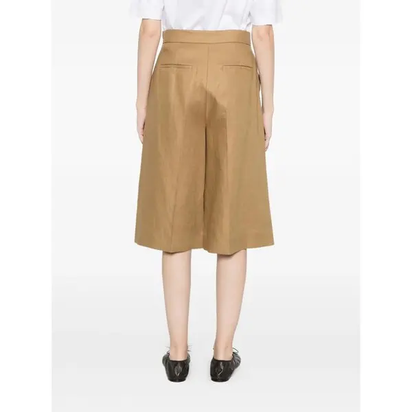 Max Mara Neutrals Shorts Tailored Shorts - Cream