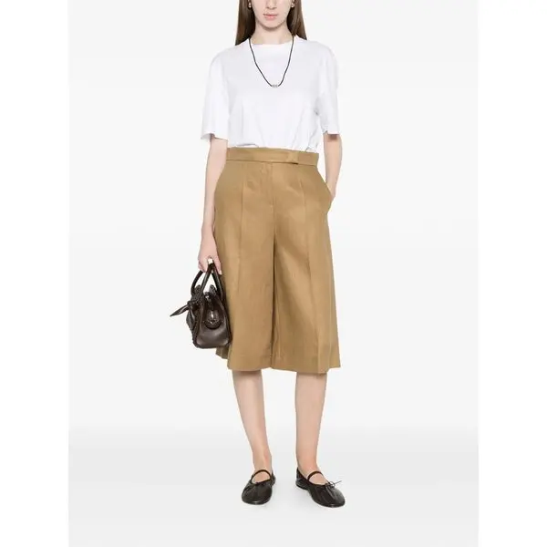 Max Mara Tailored Shorts - Cream