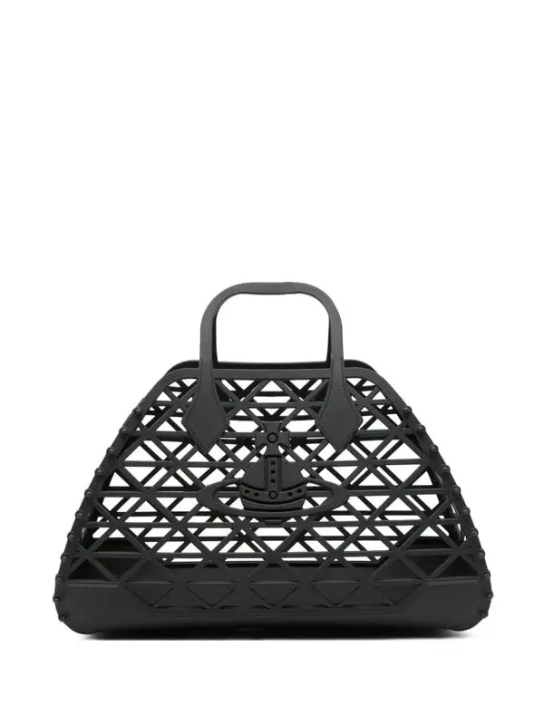 VIVIENNE WESTWOOD X-ray Mesh-finish Bag - Black