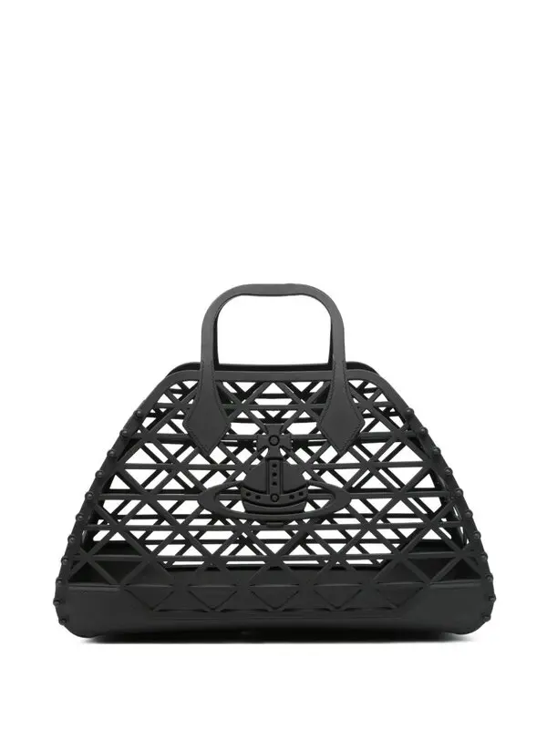 VIVIENNE WESTWOOD X-ray Mesh-finish Bag - Black