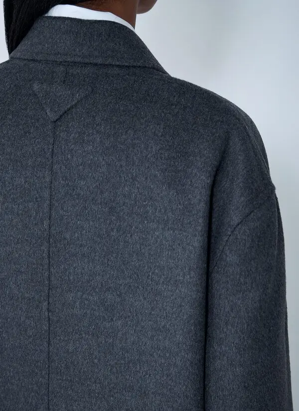 Prada Long Wool-blend Coat