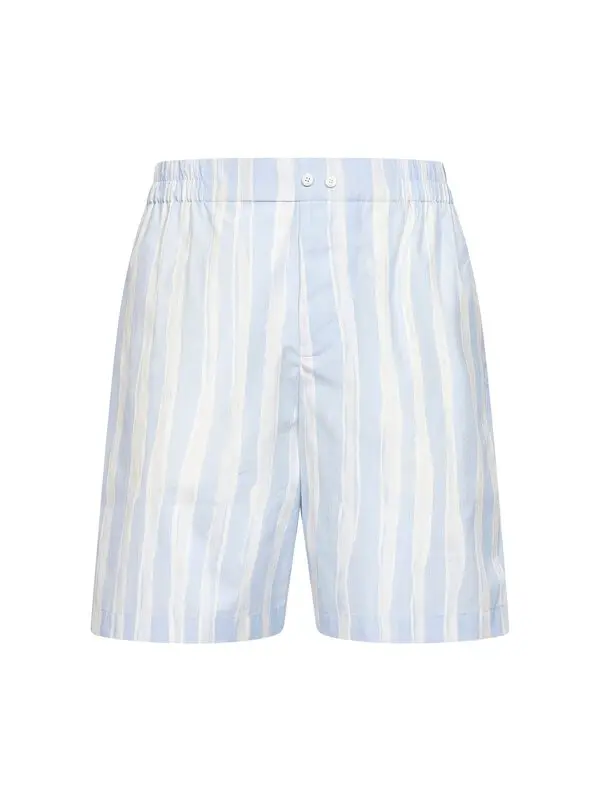 Jacquemus Striped Gouache-printed The Caleçon Boxer Shorts