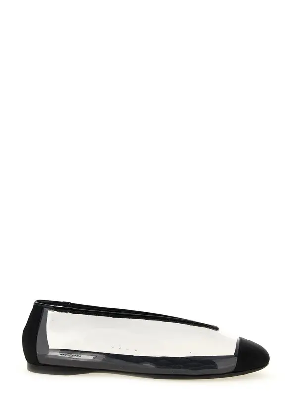 Moschino Pvc Ballet Flats - Black