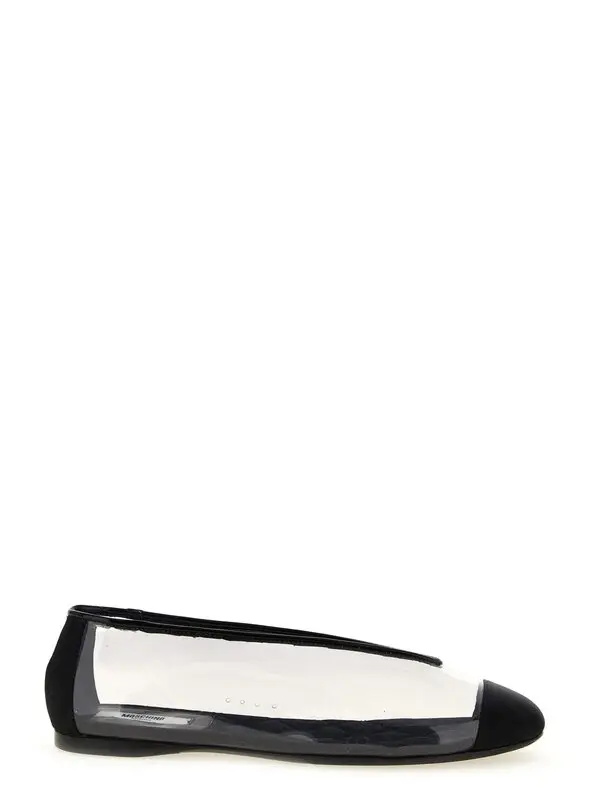 Moschino Pvc Ballet Flats - Black
