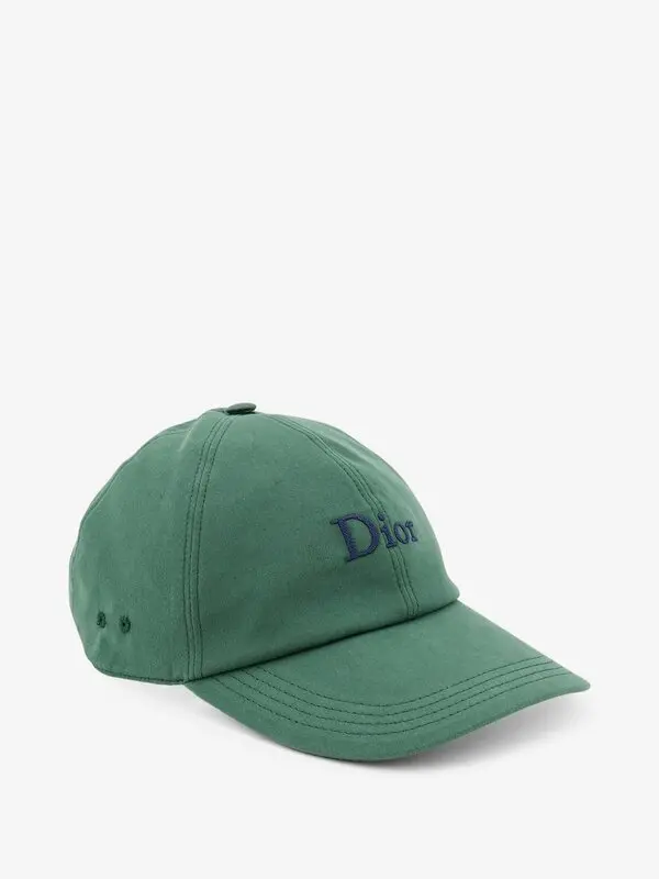 Dior Cotton Baseball Hat - Green