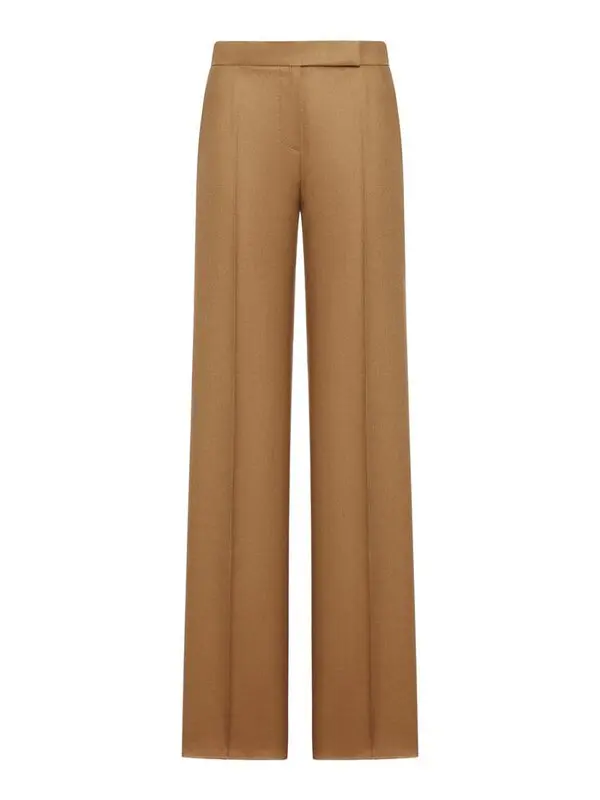 Max Mara Badesse Tailored Linen Trousers