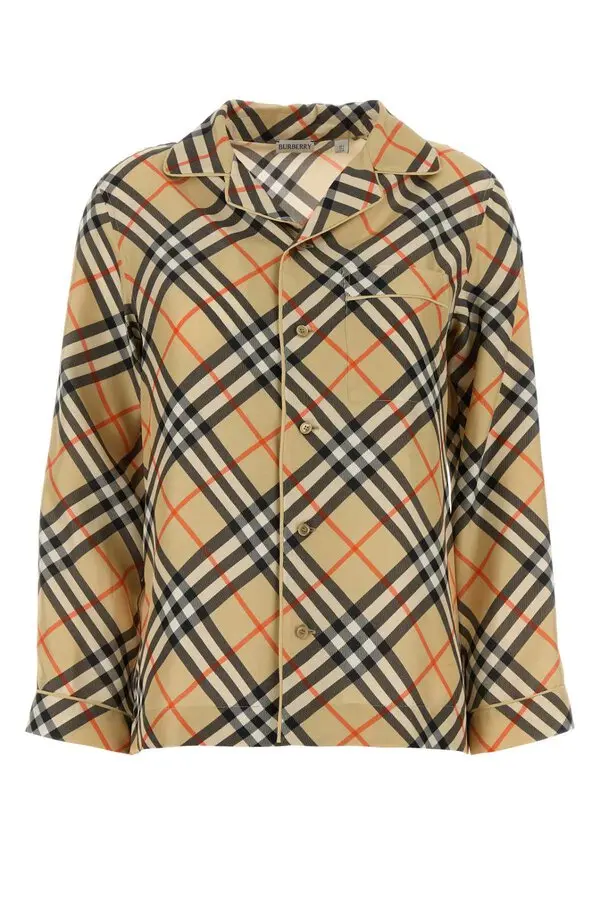 Burberry Embroidered Silk Shirt