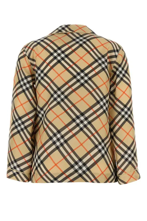 Burberry Embroidered Silk Shirt