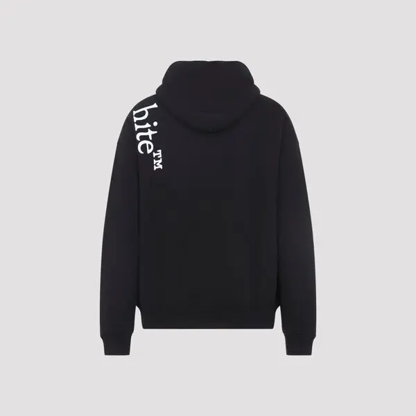 Off-White Vertical Bookish Skate Hoodie - Black