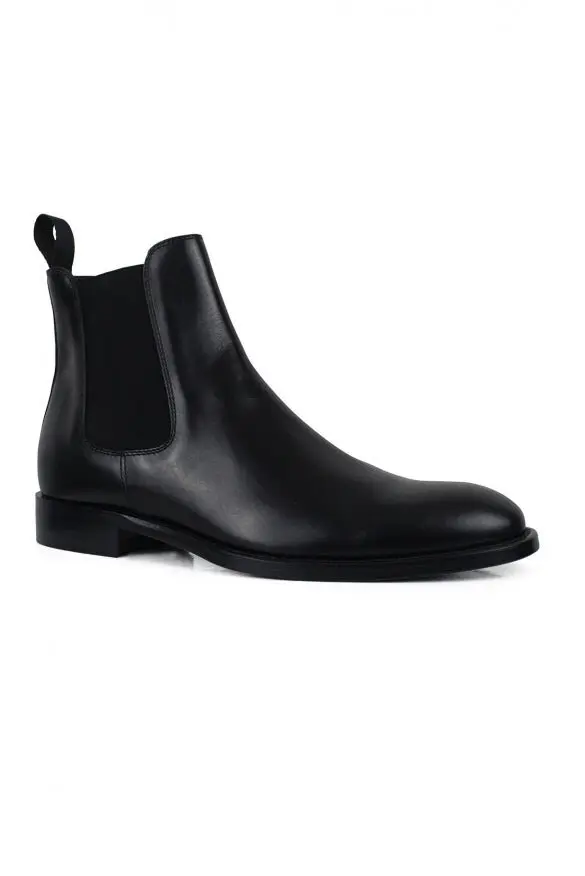 ALBERTO Calfskin Leather Chelsea Boot
