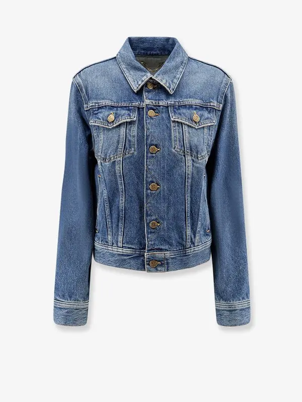 GOLDEN GOOSE Slim Fit Denim Jacket - Blue