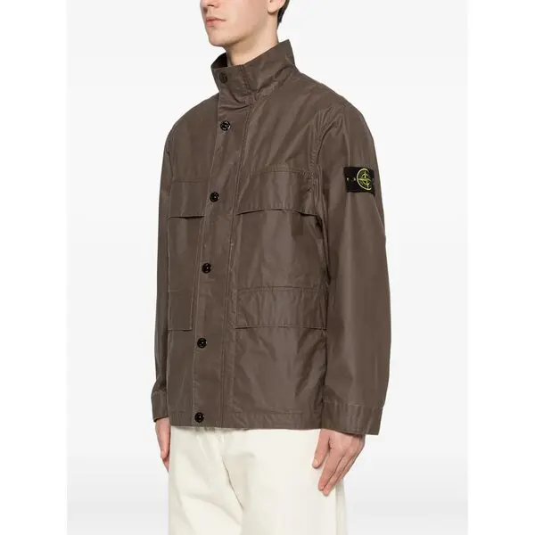 Stone Island Jackets Shirt Jackets - Brown