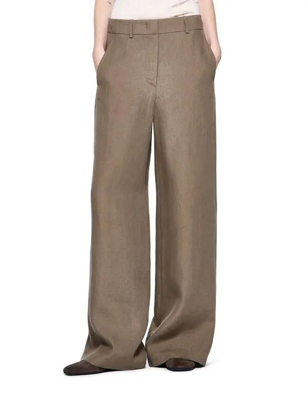 Giorgio Armani Tailored Linen Trousers