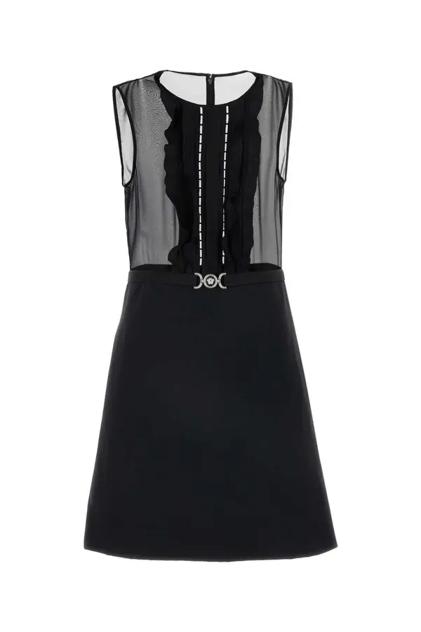 Versace Georgette Mini Dress