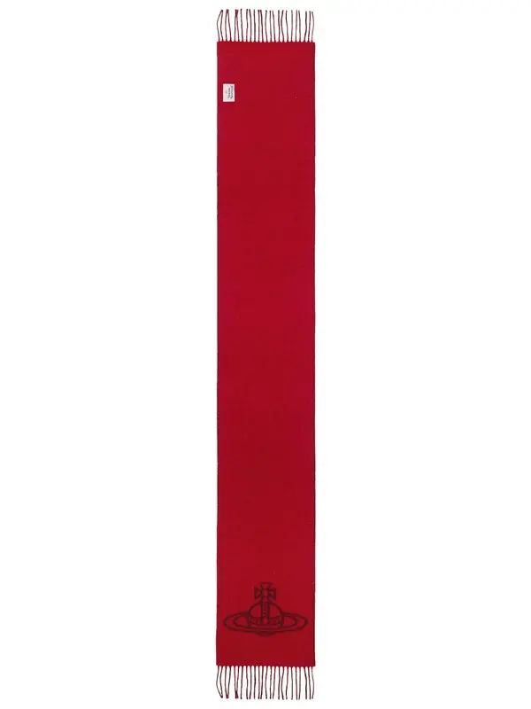 VIVIENNE WESTWOOD Double Face Wool Scarf
