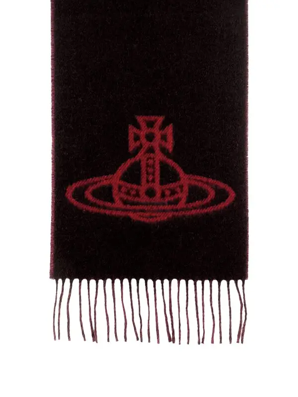 VIVIENNE WESTWOOD Double Face Wool Scarf