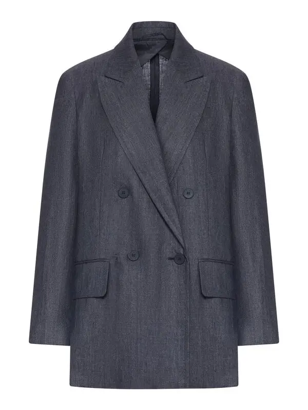 Max Mara Olimpia Double-breasted Blazer - Multicolor