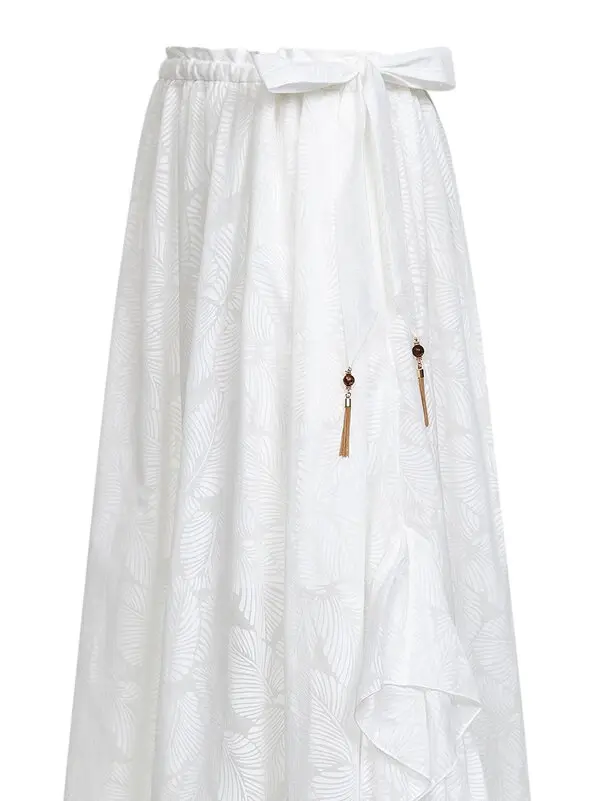 Zimmermann Printed Cotton Blend Daylight Maxi Skirt - Multicolor