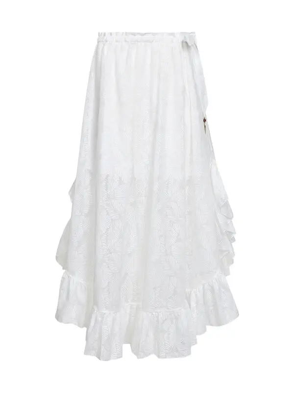 Zimmermann Printed Cotton Blend Daylight Maxi Skirt - Multicolor