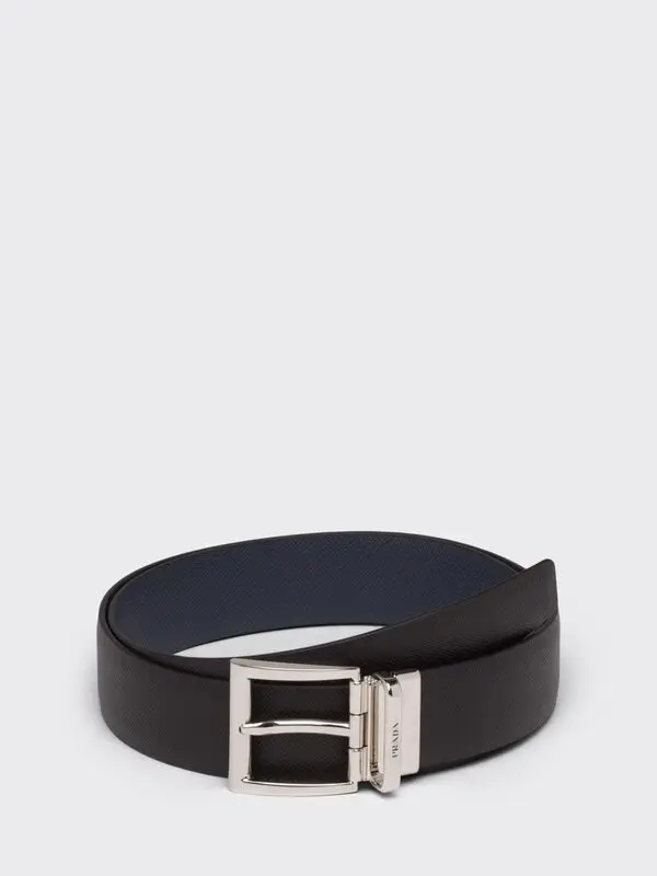 Prada Leather Belt - Black