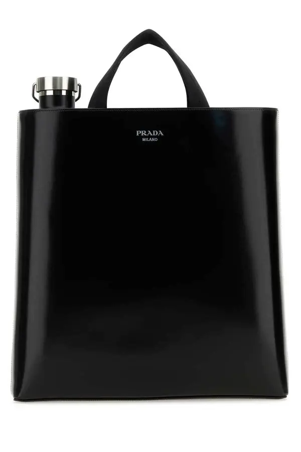 Prada Leather Shopping Bag