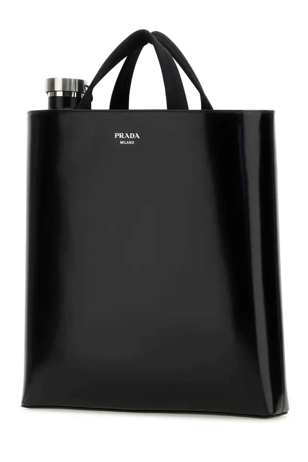 Prada Leather Shopping Bag