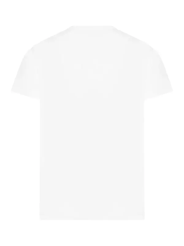 MAISON MARGIELA Embroidered Upside-down Logo T-shirt - Multicolor