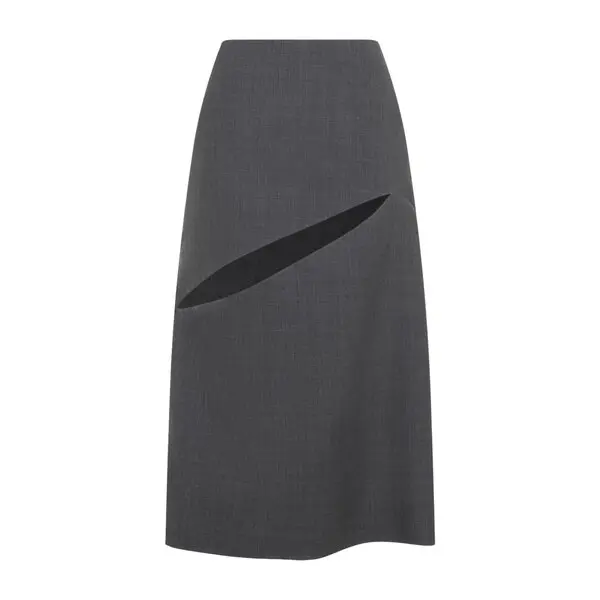 JIL SANDER Midi Skirt - Gray