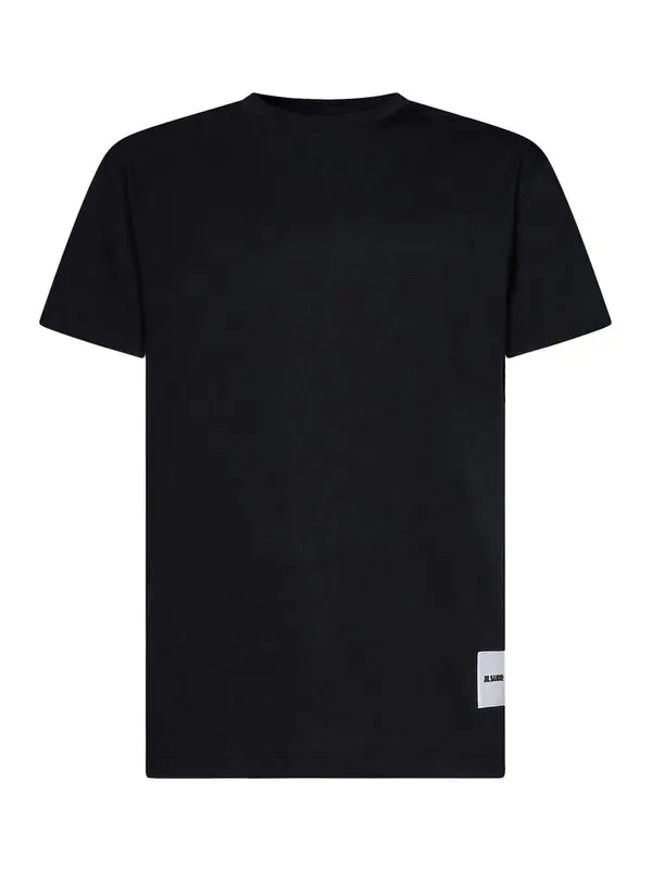 JIL SANDER Set Of 3 Short Sleeve T-shirts - Black
