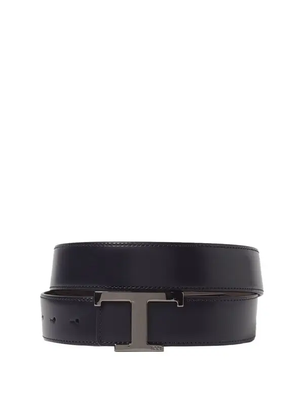 TOD'S T Timeless Reversible Leather Belt