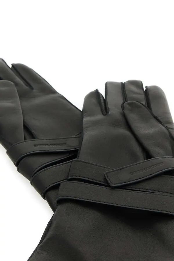 Saint Laurent Leather Gloves