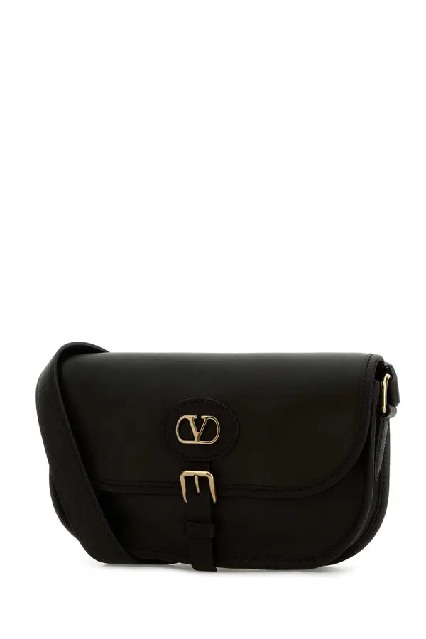 Valentino Garavani Leather Antibes Crossbody Bag - Black