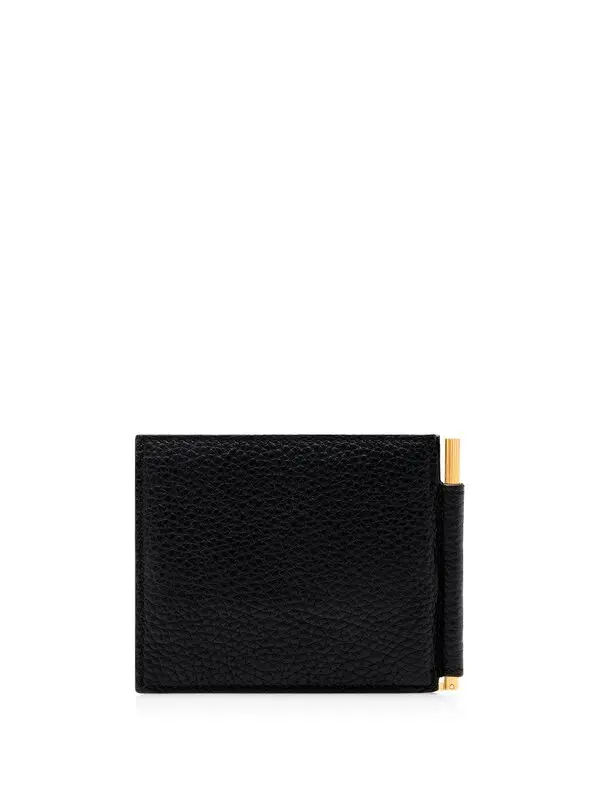 TOM FORD Grained Leather Money Clip Wallet