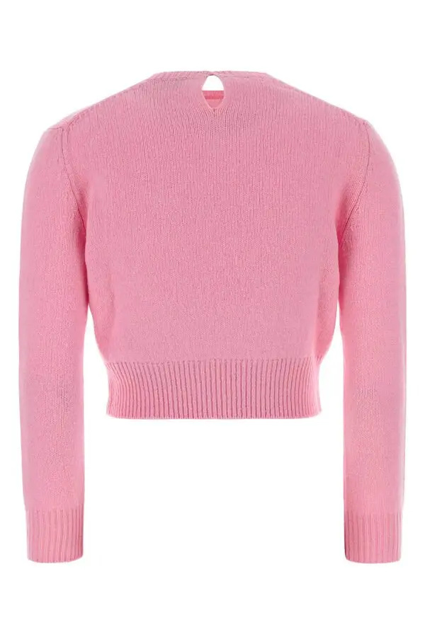 JIL SANDER Wool Blend Sweater - Pink