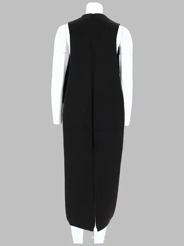 Rick Owens Knit Cyclops Gilet - Black
