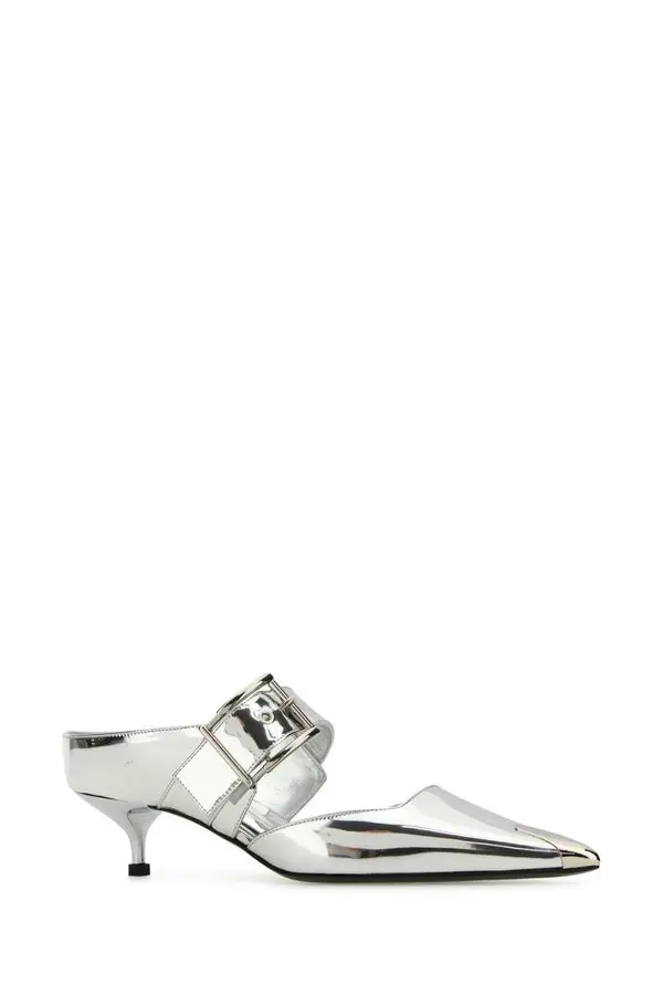 Alexander McQueen Leather Punk Pumps