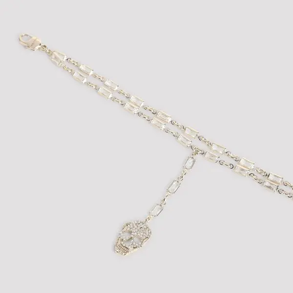 Alexander McQueen Pavè Skull Bracelet