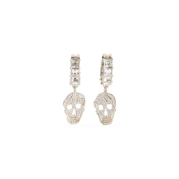 Alexander McQueen Pavè Skull Earrings