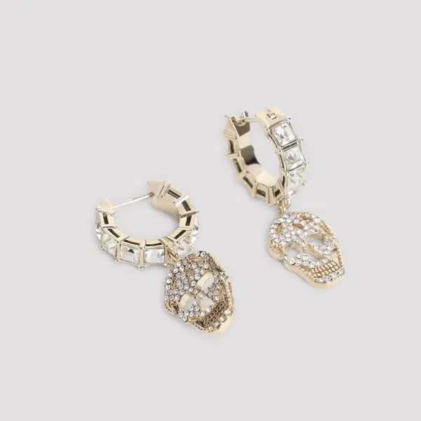 Alexander McQueen Pavè Skull Earrings