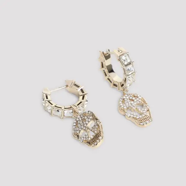 Alexander McQueen Skull Hoop Earrings