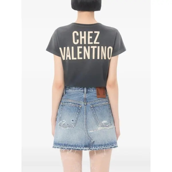 Valentino Garavani Grey Tops T-shirts & Jerseys