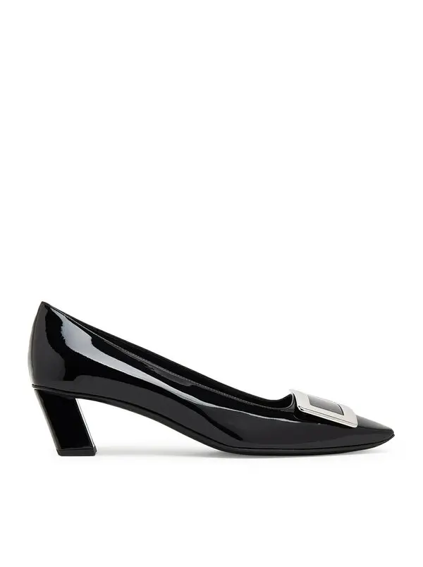 ROGER VIVIER Belle Vivier Patent Pumps - Black