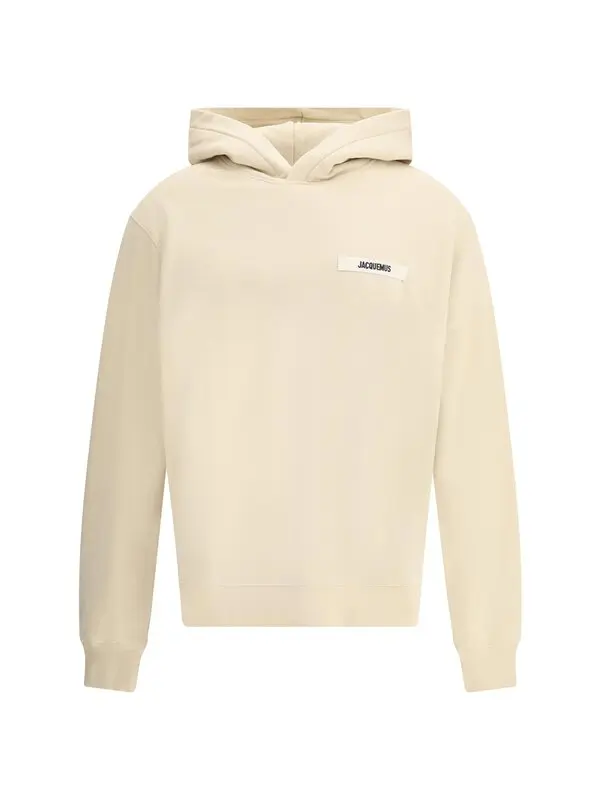 Jacquemus Hooded Sweatshirt - Cream