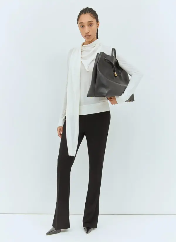 Bottega Veneta Matt Flared Pants