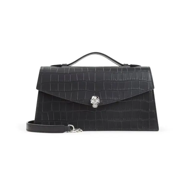 Alexander McQueen Skull Top Handle Bag - Black