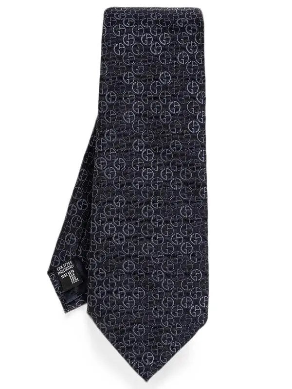 Giorgio Armani Cravatta In Seta - Blue