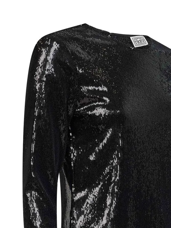 TOTEME Sequin Long-sleeved Top - Multicolor