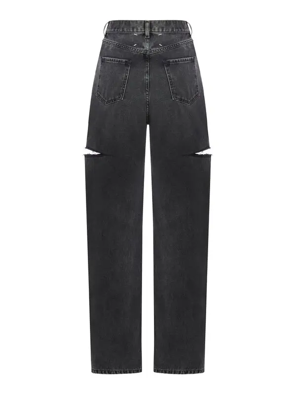 MAISON MARGIELA High-waisted Side-cut Jeans